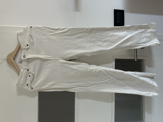 Zara bele/krem pantalone