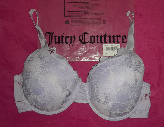 Juicy Couture ljubicasti/lila cipka 90C/85D NOVO%