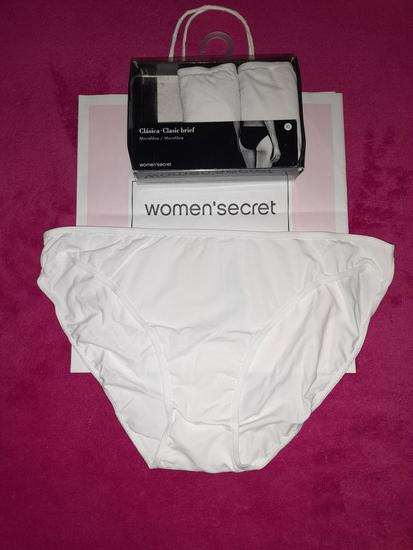 WS 3kom bele slip microfiber L/XL NOVO!%