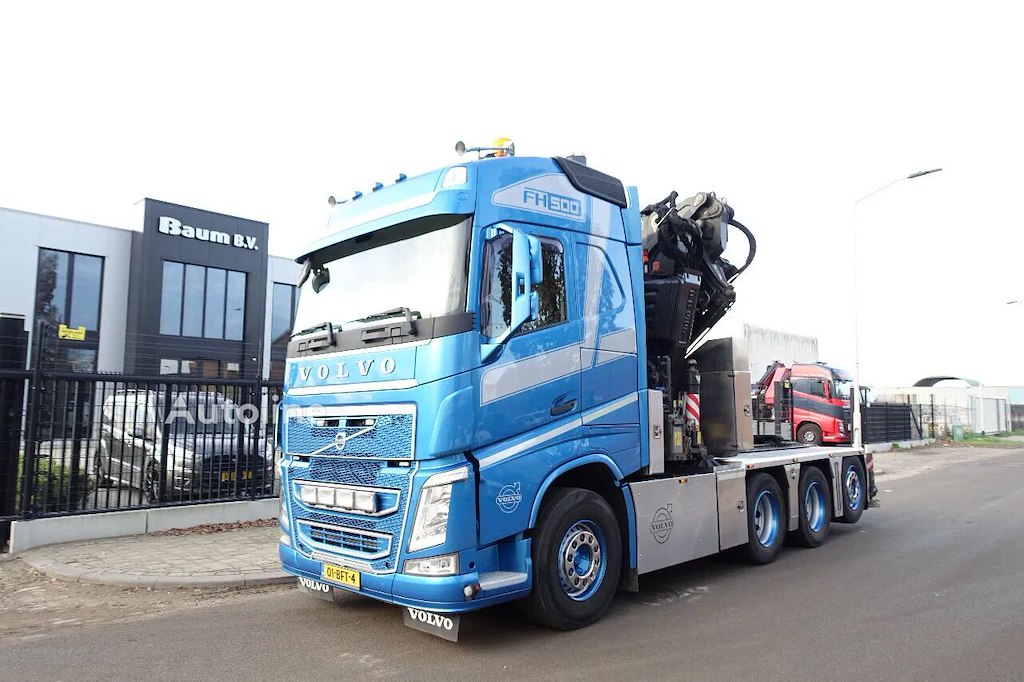 Volvo FH 500 8X4 TRIDEM TREKKER / BAKWAGEN / COMBI / FASSI F820RA.2.26 tegljač