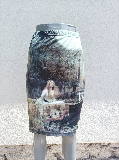 The Lady of Shalott Art Goth Suknja S/M