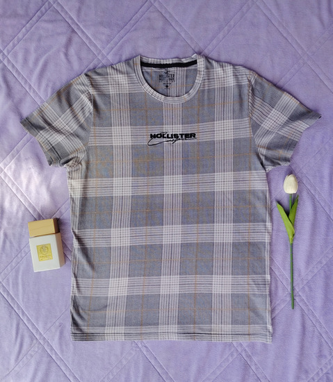 Original HOLLISTER karirana majica L/XL - UNISEX