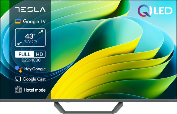 TV TESLA Q43E665GFS/QLED 43'' SMART GOOGLE TV