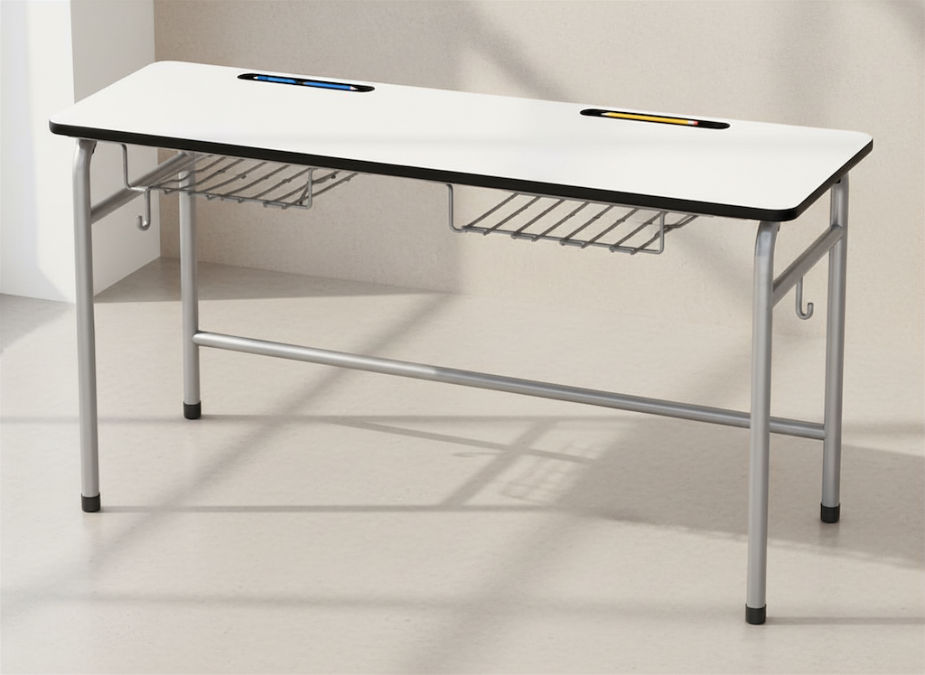 Školska klupa dvosed, dim.130×50 cm- EDU COMPACT