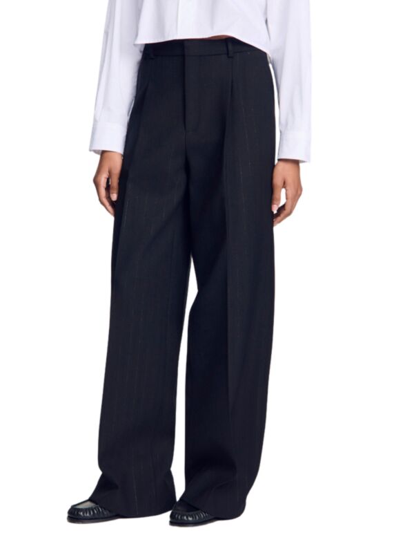 Sandro - Crne ženske pantalone