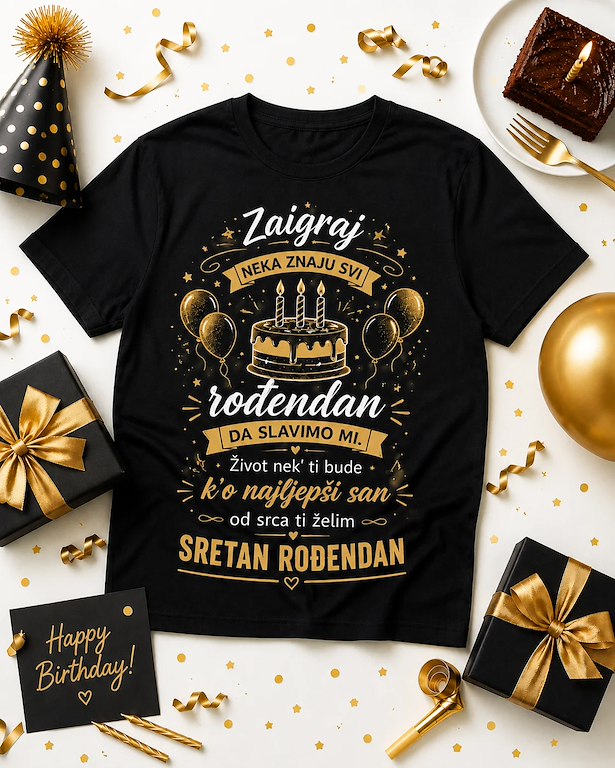 Rodjendan da slavimo mi majica