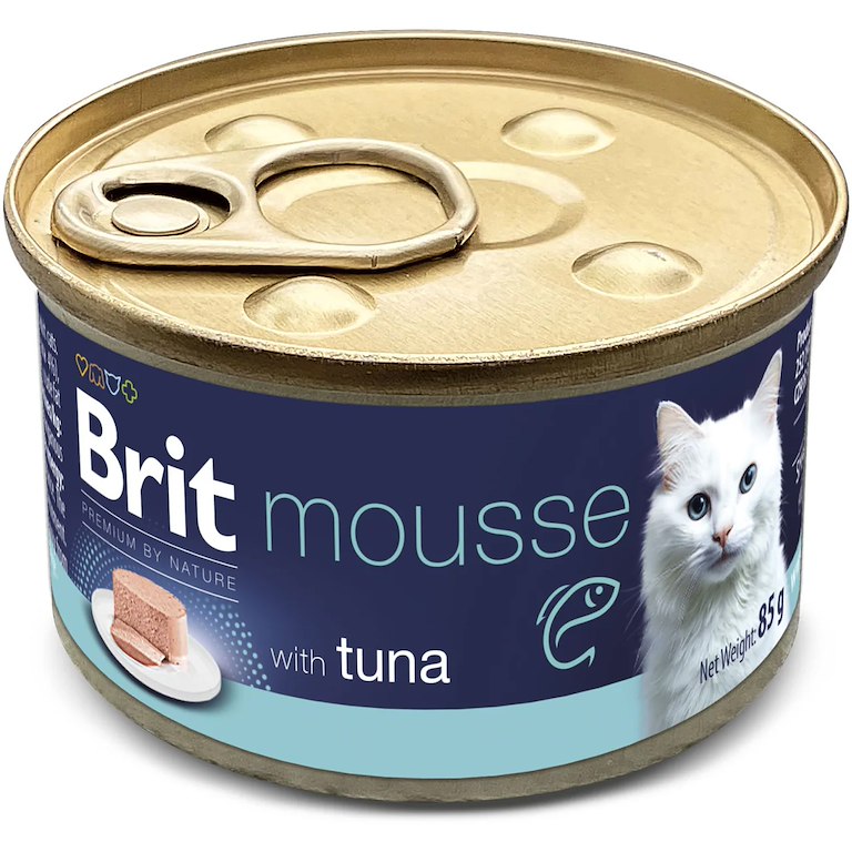 BRIT Nature mačke mus tuna 85 g