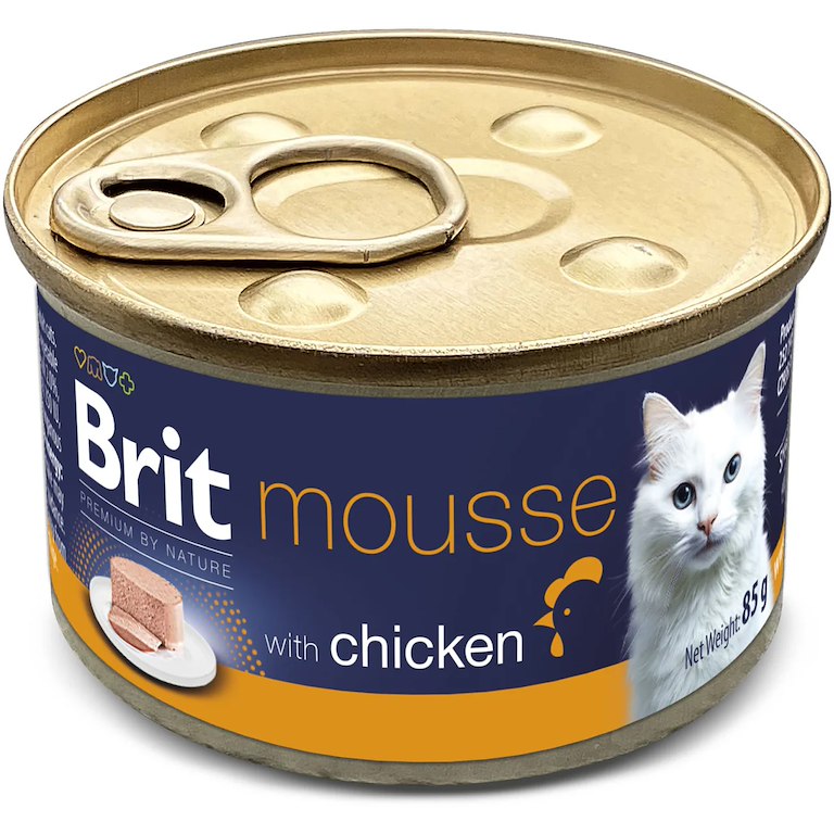 BRIT Nature mačke mus piletina 85 g