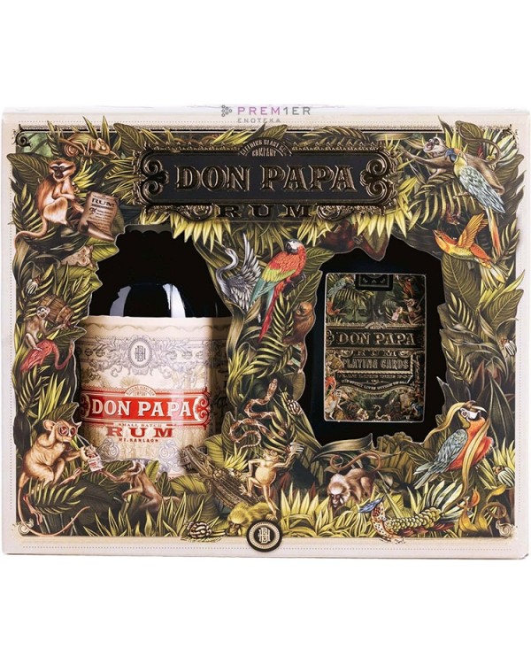 Don Papa Small Batch Rum + Playing Cards Set 0.70l