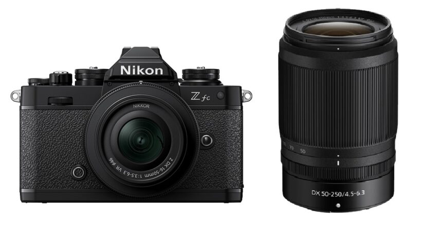 NIKON Z fc Kit w/DX 16-50mm + DX 50-250mm crni
