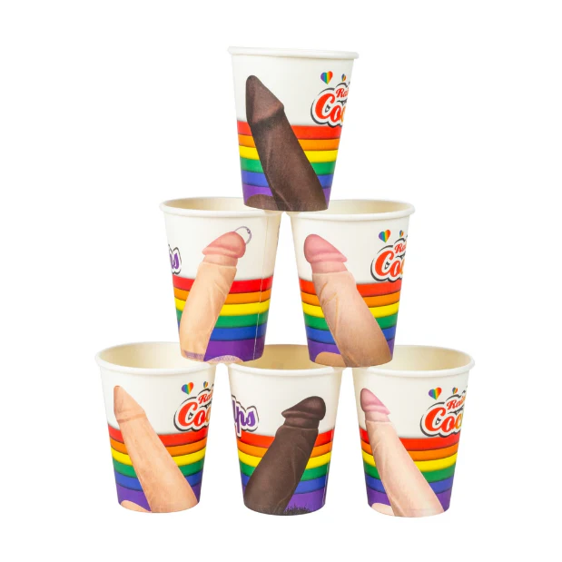 Čaše sa motivom penisa – set 6 kom