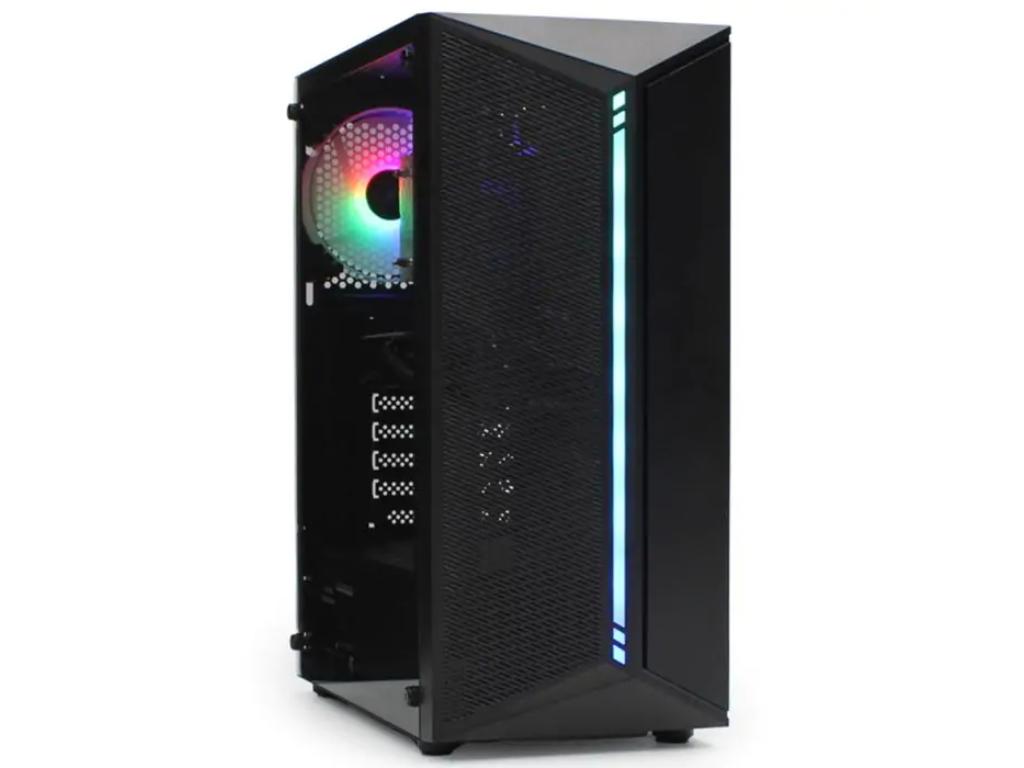Kucište IG-MAX E0901-6650 Torpedo 1F Mid Tower/ATX/microATX/Mini-ITX/RGB/650W/crna