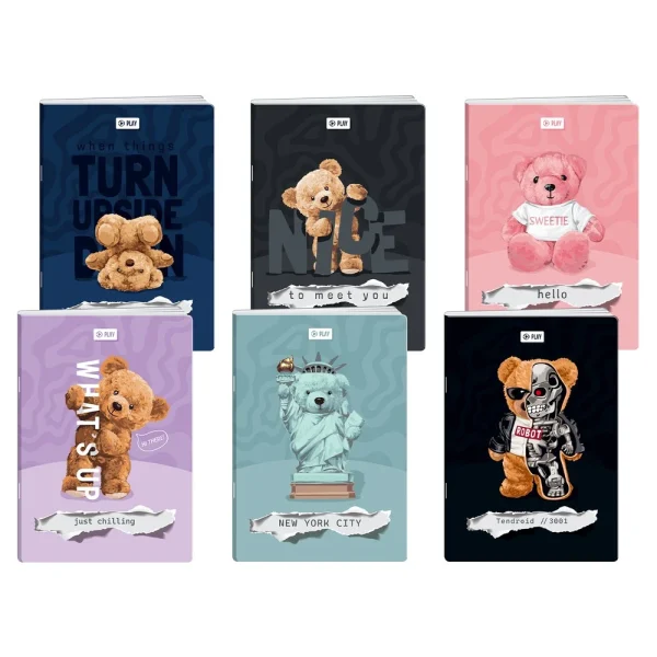 Premium 40, sveska, 40 listova, Teddy Bears – odaberite motiv