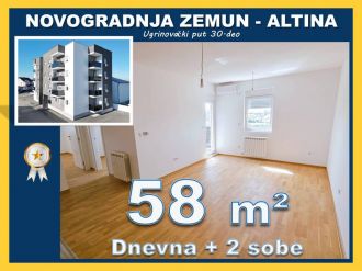 58m² 107.300€
Beograd, Zemun, Altina, Ugrinovački put 30.deo