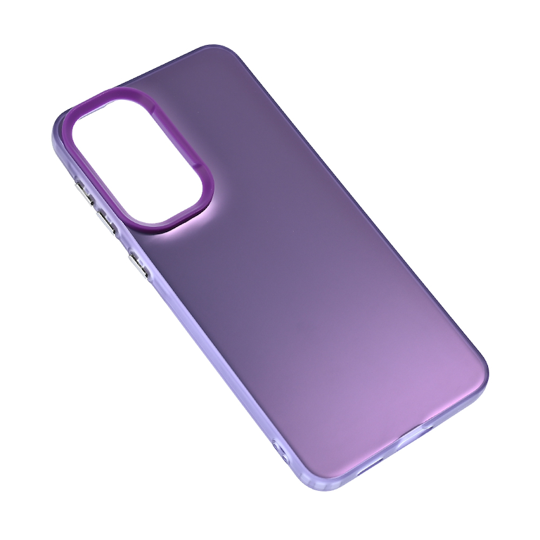 Zastitna maska (futrola) providna - Samsung A376 Galaxy A37 ljubicasta