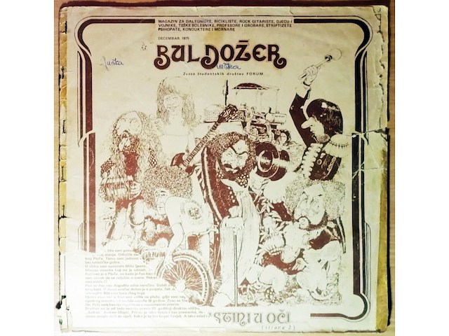 LP BULDOŽER - Pljuni istini (1975) 2. Altin press, VG-/