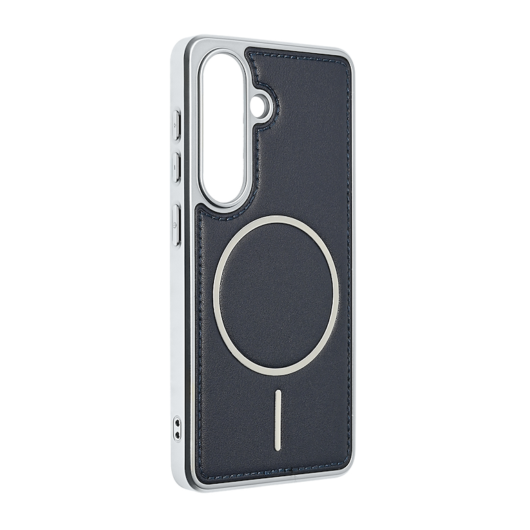Zastitna maska (futrola) Magsafe Urban Leather - Samsung S941 Galaxy S26 tamno plava