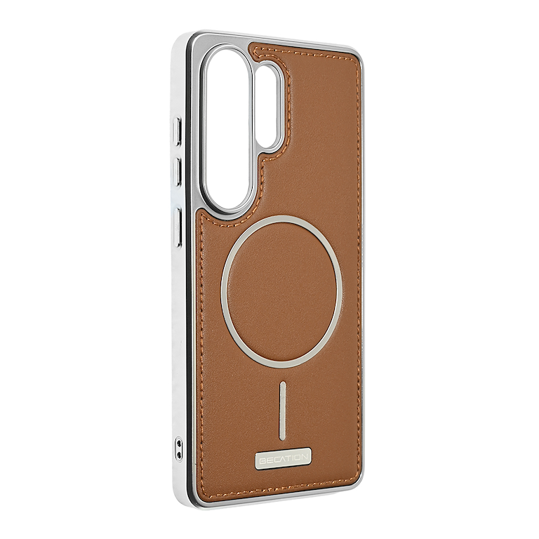 Zastitna maska (futrola) Magsafe Urban Leather - Samsung S948 Galaxy S26 Ultra braon