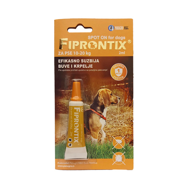 FIPRONTIX 2ML BLISTER PROTIV BUVA,KRPELJA ZA PSA 10-20KG