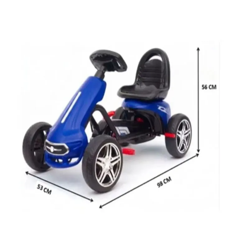 Baby karting mini na pedale plavi