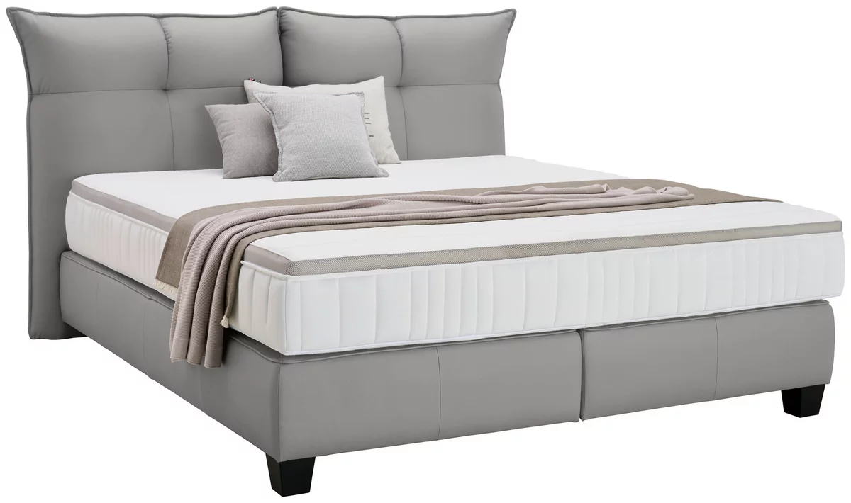 BOXSPRING KREVET 180/200 cm siva