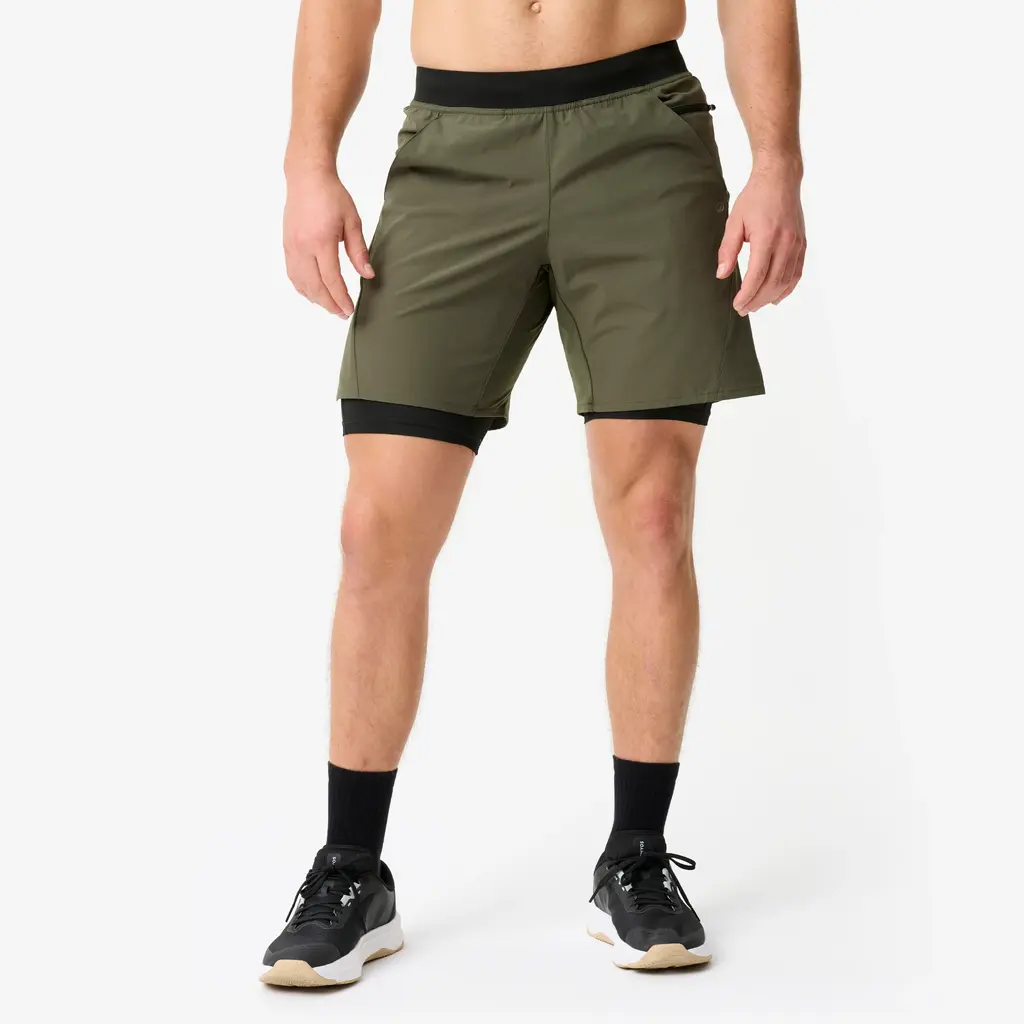 Muški šorts za fitnes (2 u 1)