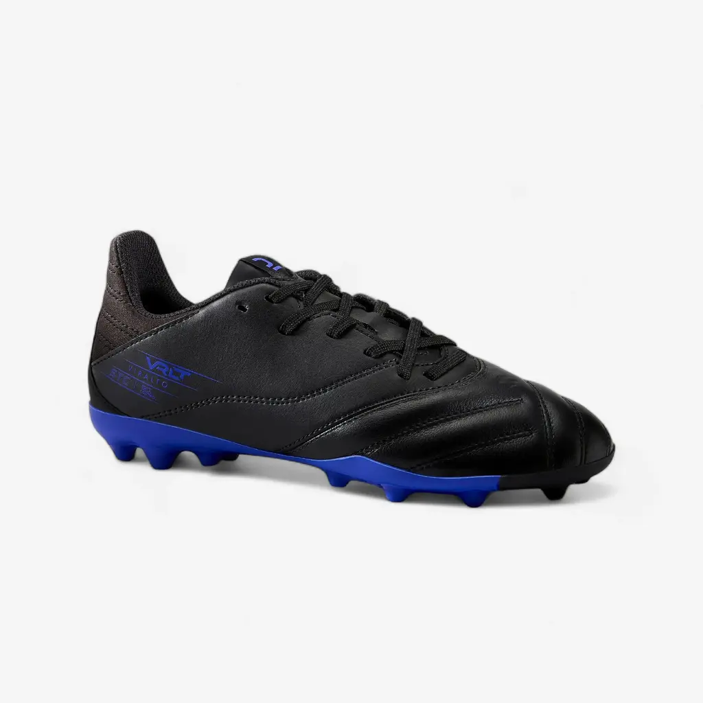 KOPAČKE ZA FUDBAL VIRALTO II LEATHER MG ZA SUVE TERENE DEČJE - CRNO/PLAVE