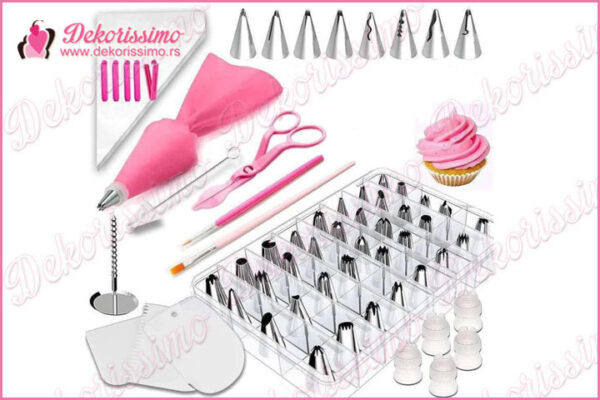 Set za ukrašavanje torti, 83delova – K7343