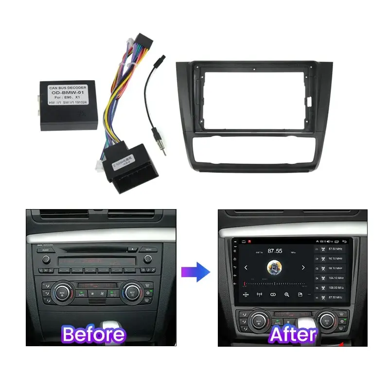 Kettz Blenda Za Multimediju BMW E87 Digitalna Klima 9" KT-5X08