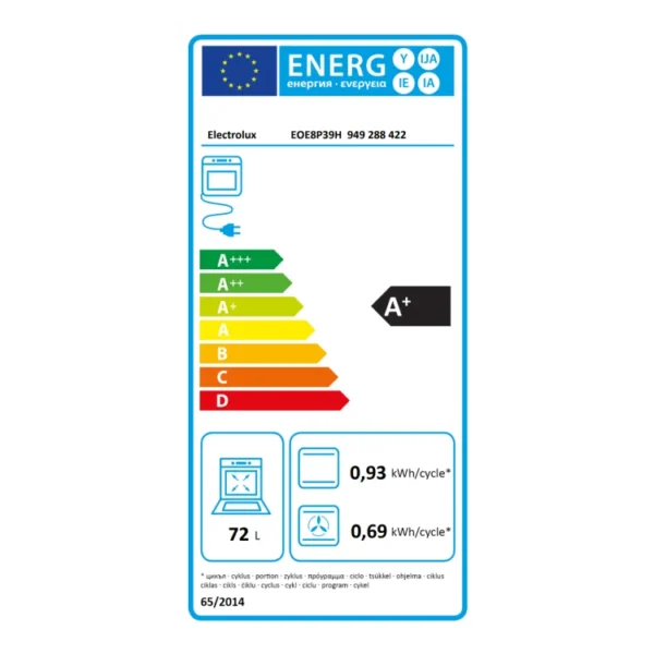Electrolux rerna EOE8P39H