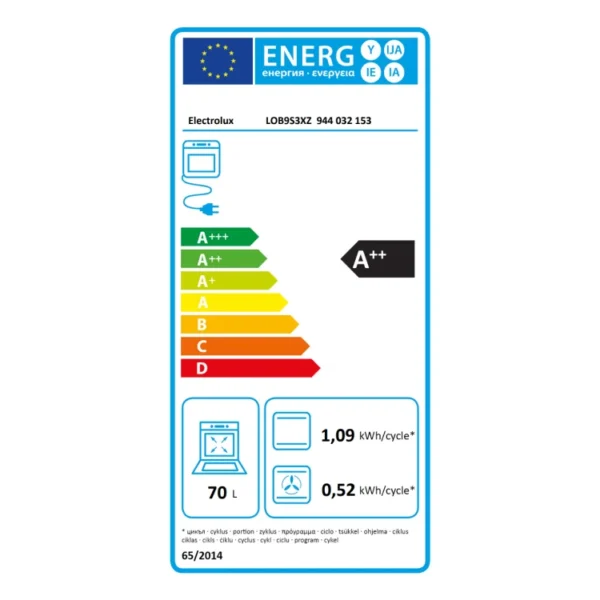 Electrolux rerna LOB9S3XZ