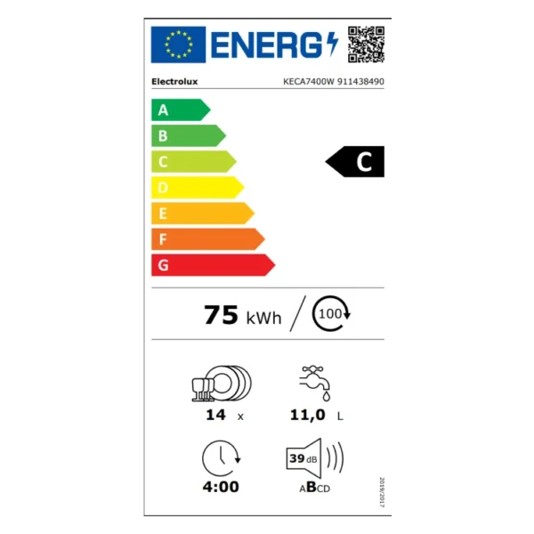 Electrolux sudomašina KECA7400W