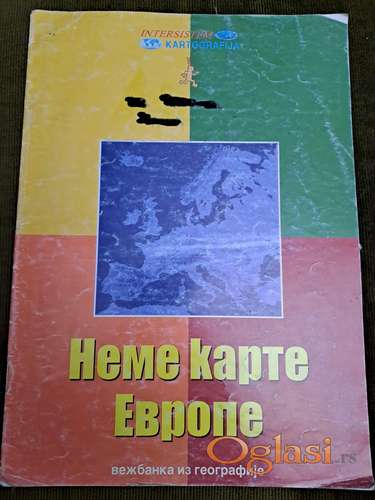 Neme karte Evrope. Cena:100 dinara. Tel. 060-5858153