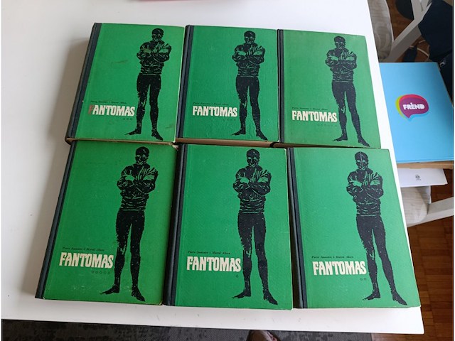 Fantomas 1-6 - Pjer Suvestr i Marsel Alen