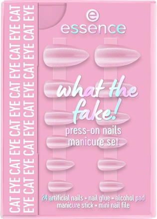 essence
what the fake! manikir set, veštački nokti - 02, 28 kom