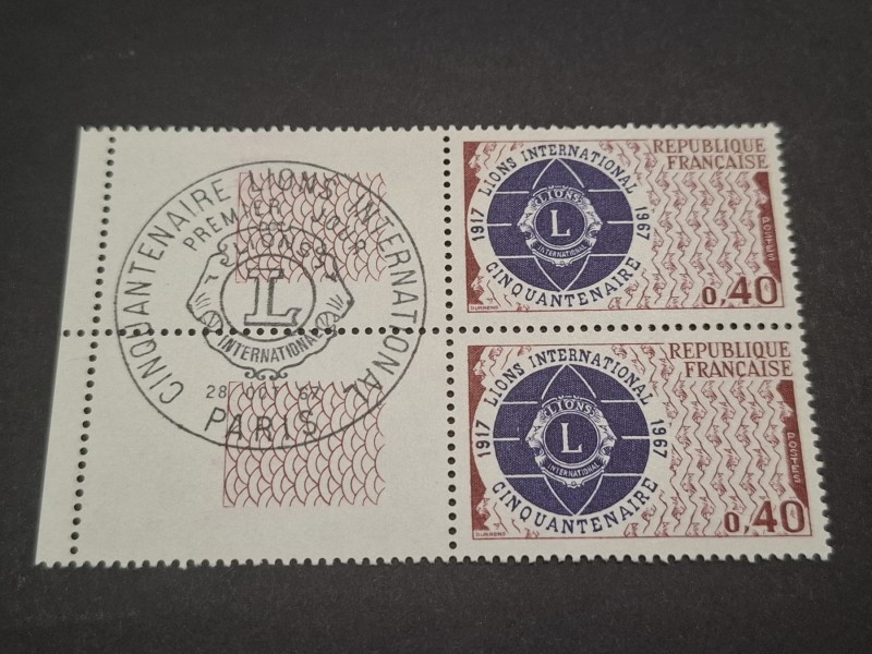 Francuska 1967 par ** sa tabom i pečatom
