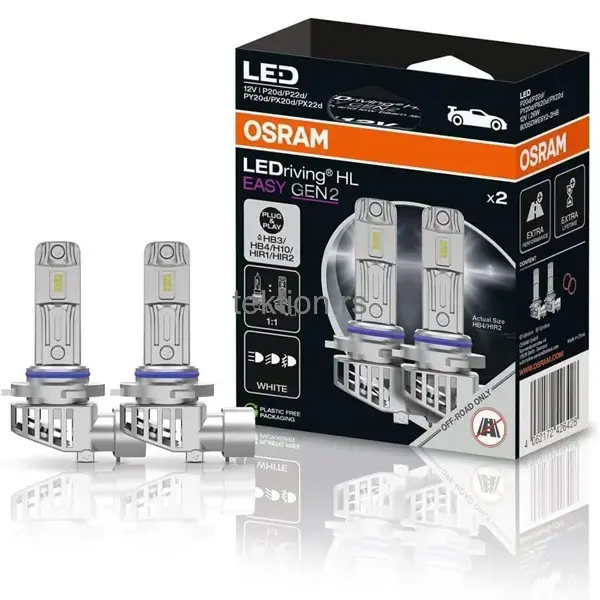 Osram LEDriving Easy HL Gen2 auto sijalice 12V HB3/HB4/H10/HIR1/HIR2 26W (2 kom)