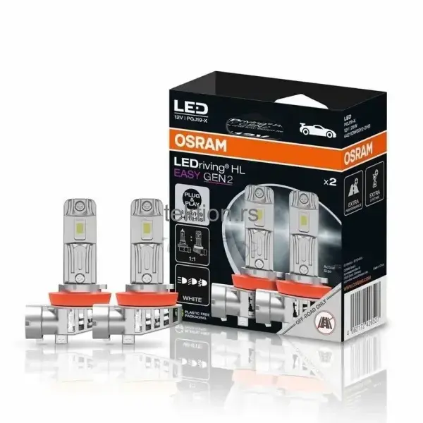 Osram LEDriving Easy HL Gen2 auto sijalice 12V H8/H9/H11/H16 26W (2kom)