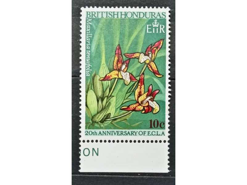BRITANSKI HONDURAS 1968 - ORHIDEJE **