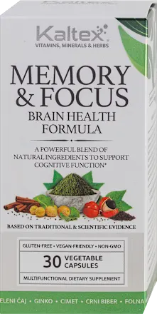 Kaltex
MEMORY & FOCUS kapsule, 30 kom
Dodatak ishrani