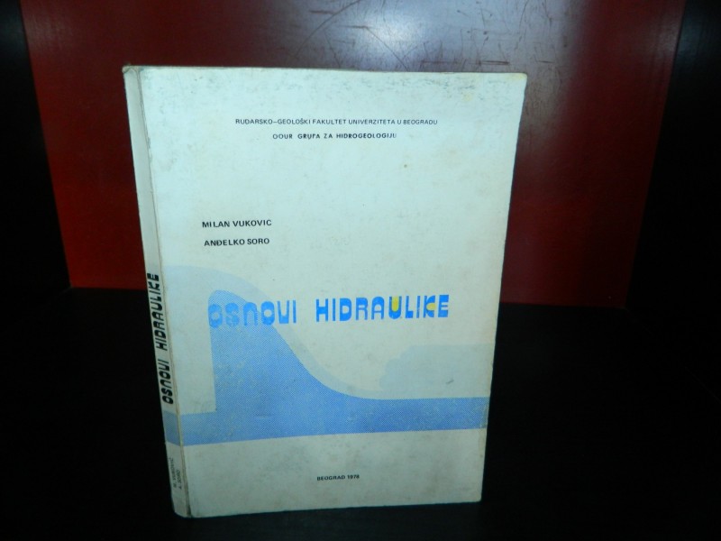 Osnovi hidraulike, Vuković * Soro
