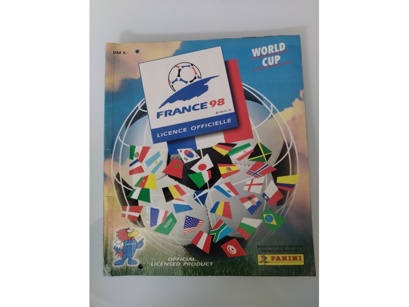 ALBUM FRANCUSKA 98, PANINI