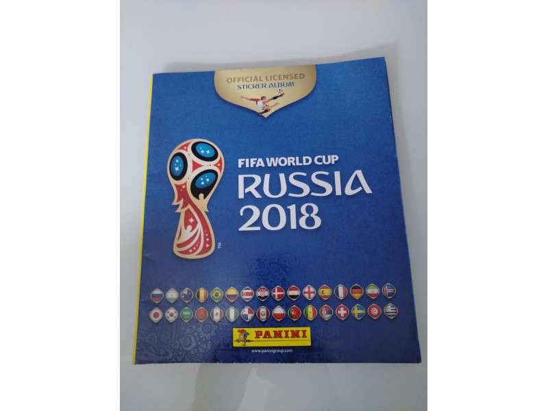 ALBUM RUSIJA 2018, PANINI PRAZAN