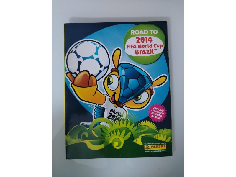 ALBUM BRAZIL ROAD TO 2014,PANINI PRAZAN
