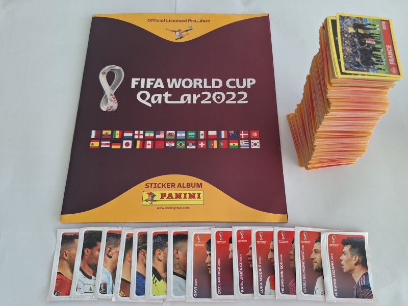 Album+kompletan set sličica Katar 2022