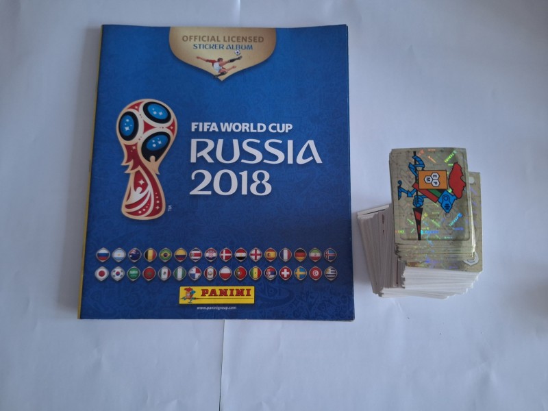 Album+620 različitih sličica Russia 2018