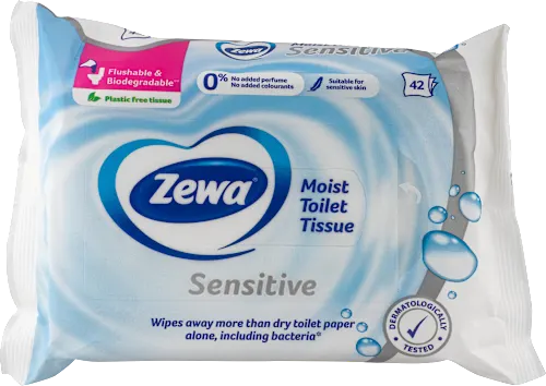 Zewa
Sensitive - vlažni toaletni papir, 42 kom
