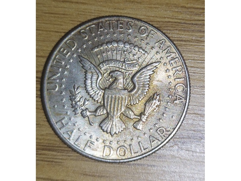 Z24 0,5 dolara USA 1967 srebrnjak 11,5g srebro