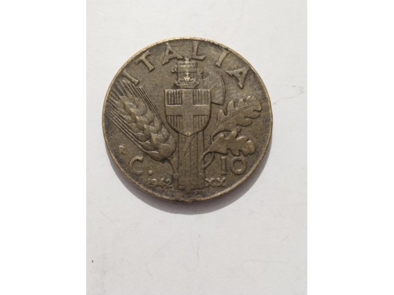 10 centi 1942 italija