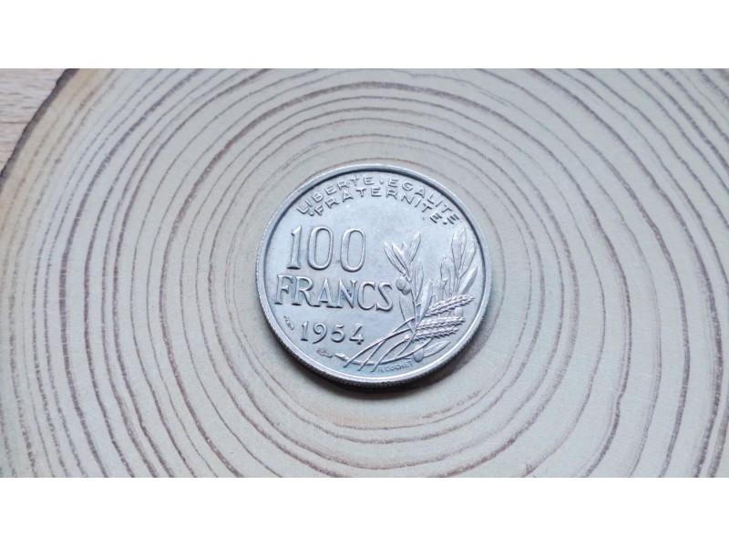 FRANCUSKA 100 FRANCS 1954 GODINA